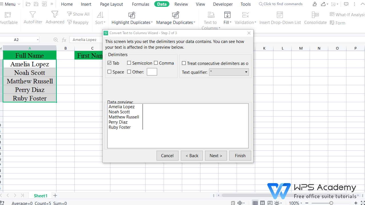 How To Split Cells In WPS Office Excel WPS Office Academy