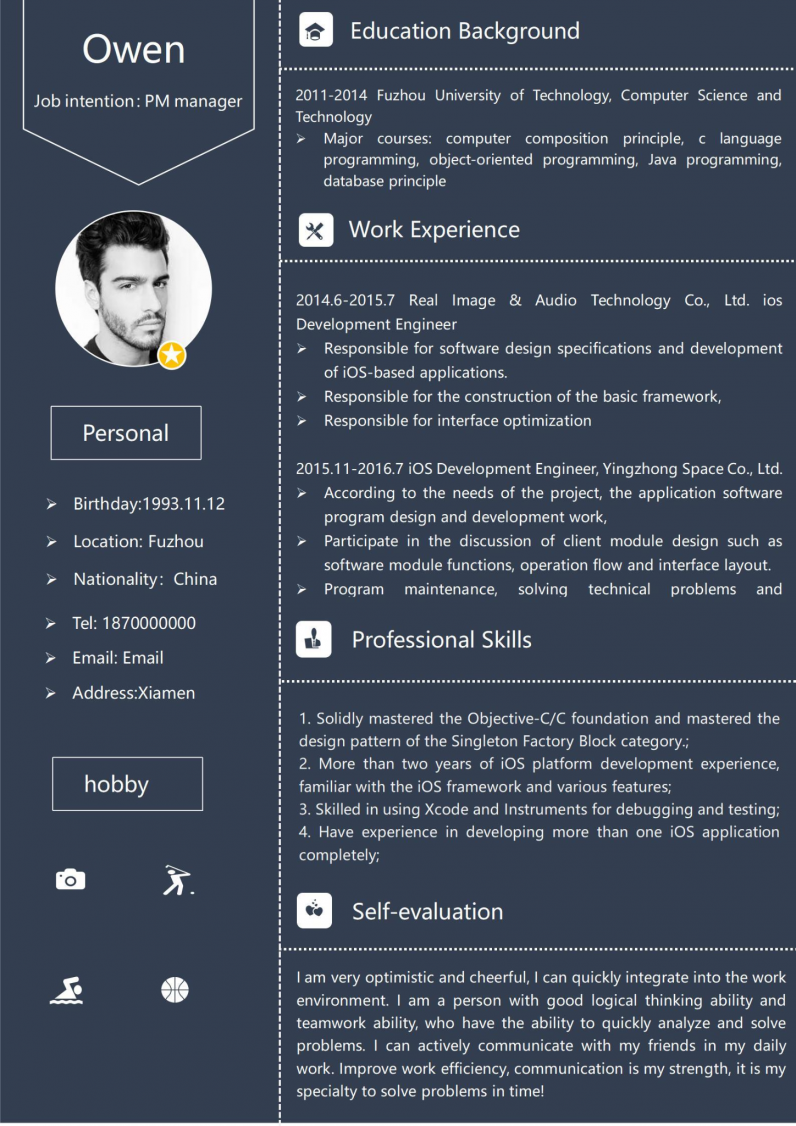 Applicant Resume Sample Objectives