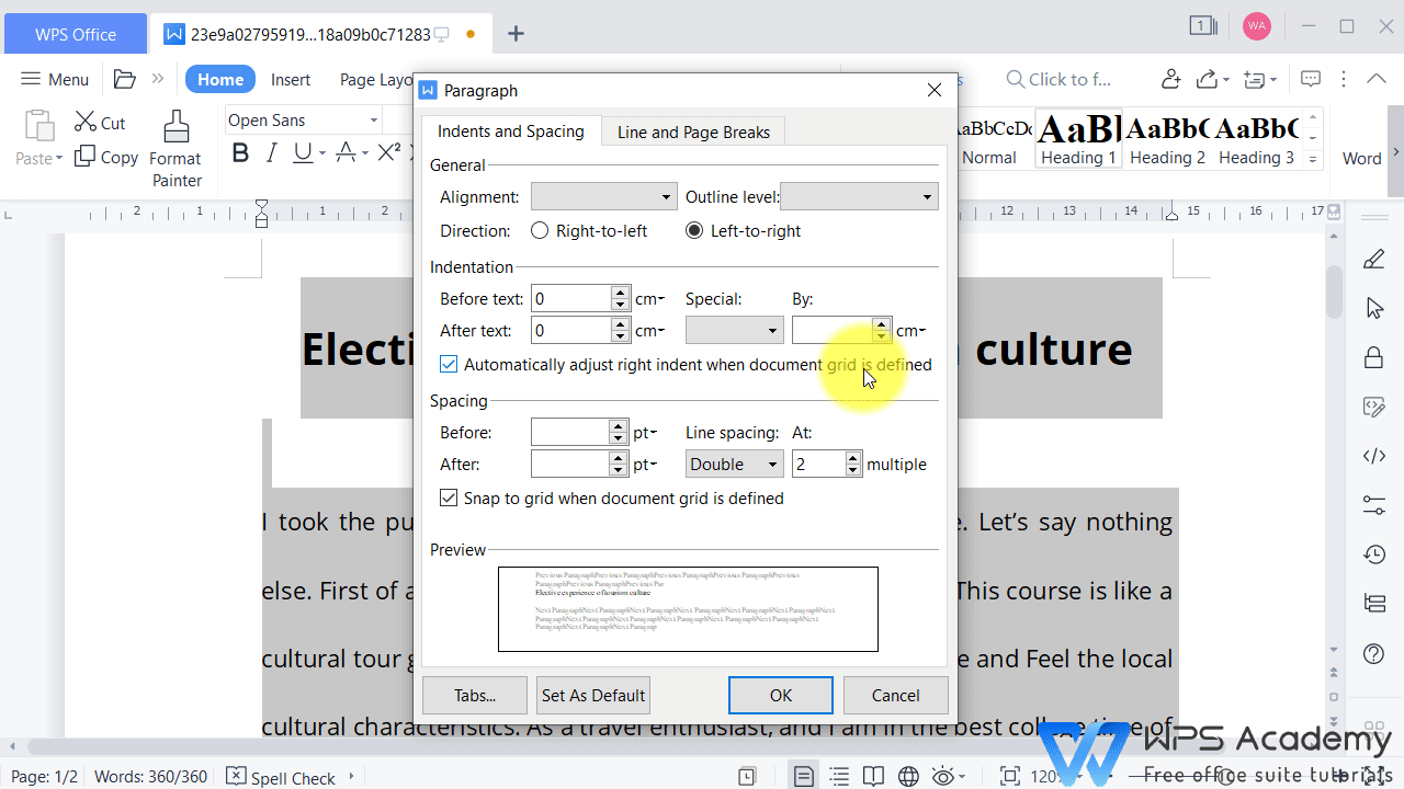 How To Adjust Line Spacing Of The Text WPS Office Academy