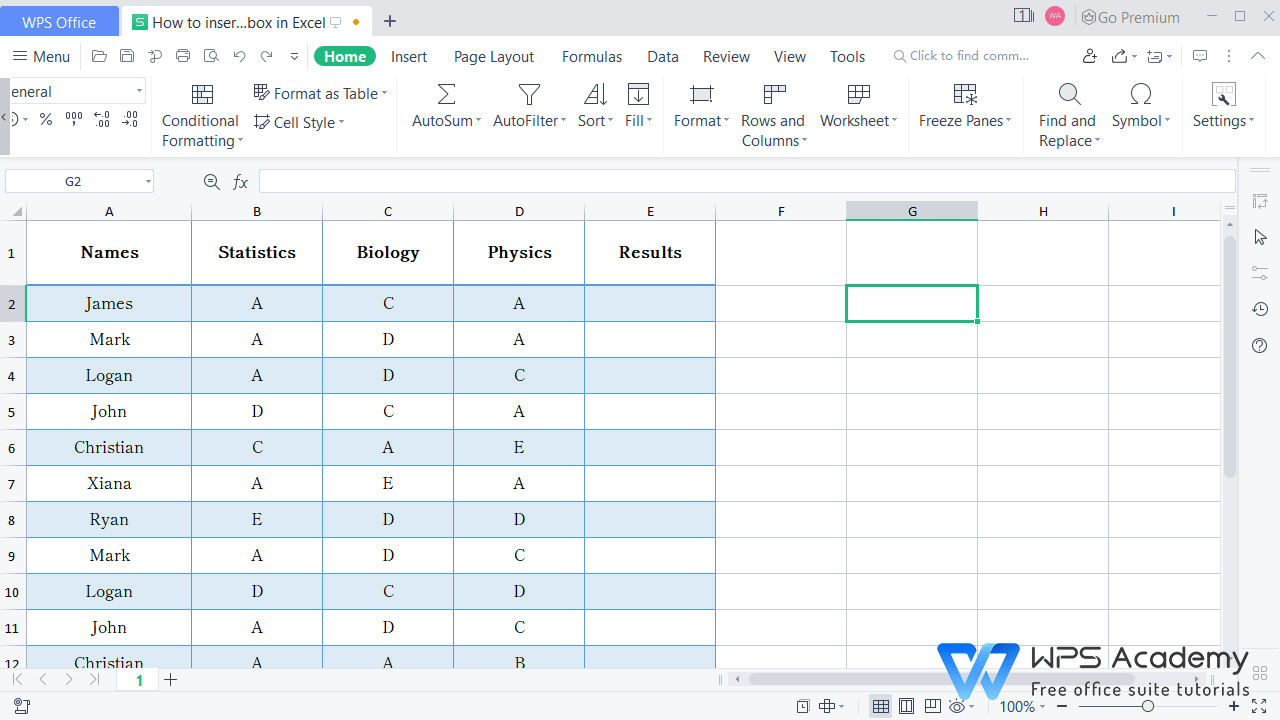 How To Insert Checkbox In Excel WPS Office Academy