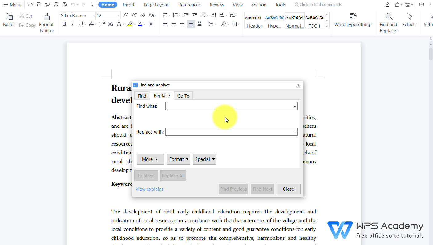 How To Change The Color Of A Specified Character In WPS Writer WPS