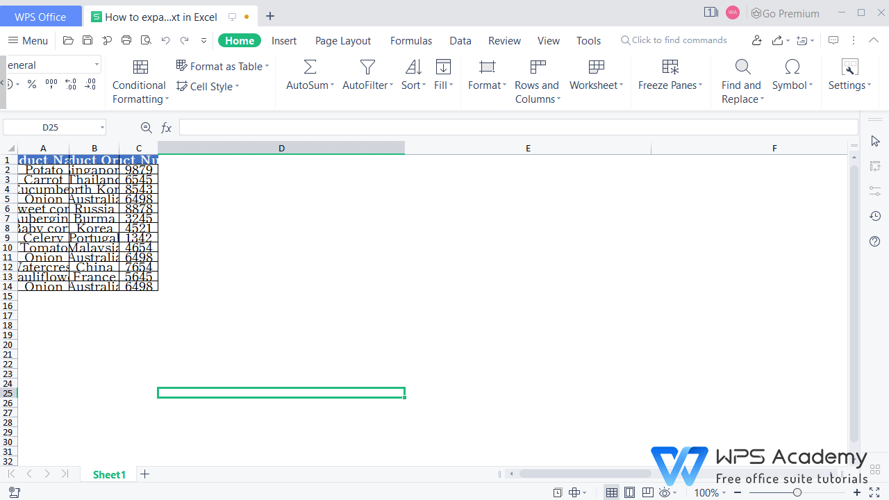 How To Expand Cells To Fit Text In Excel WPS Office Academy