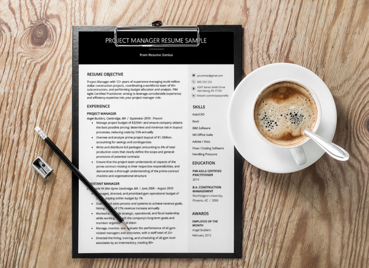 How To Make A PDF Resume For A Project Manager WPS PDF Blog