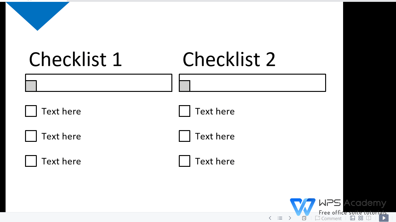 How to add a checklist in WPS Office PowerPoint | WPS Office Academy