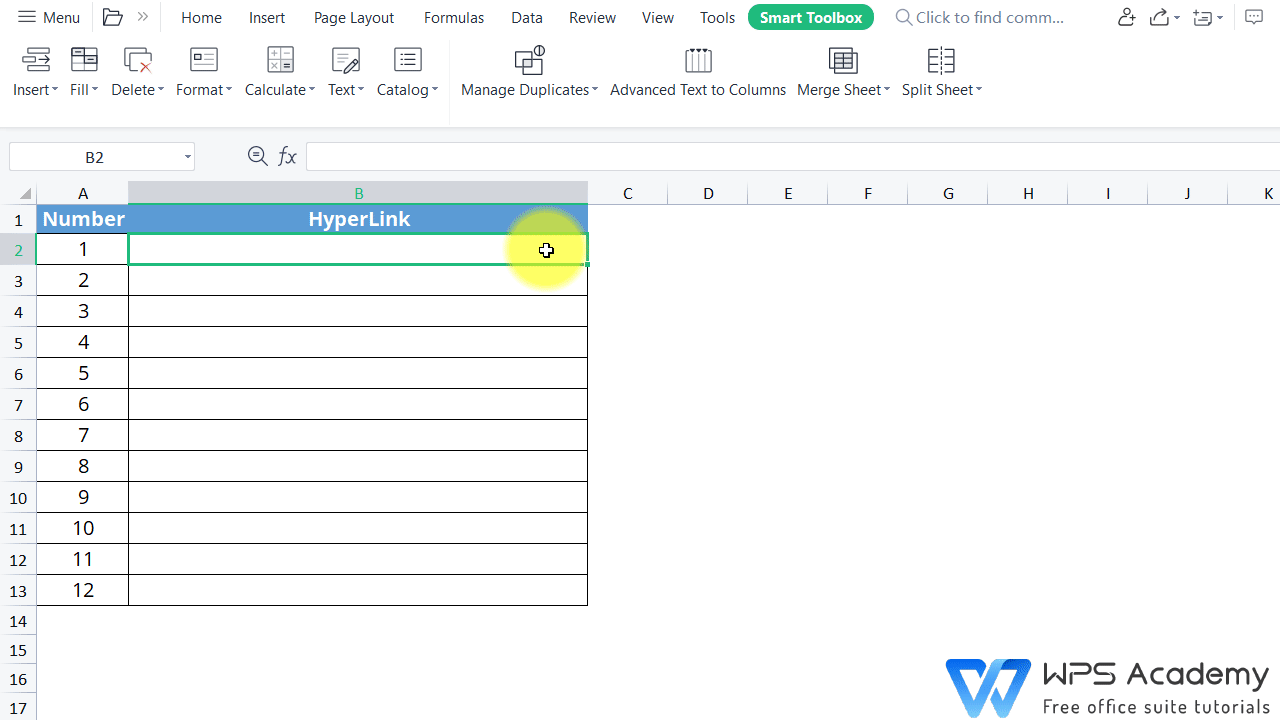 Smart Toolbox-Insertion | WPS Office Academy