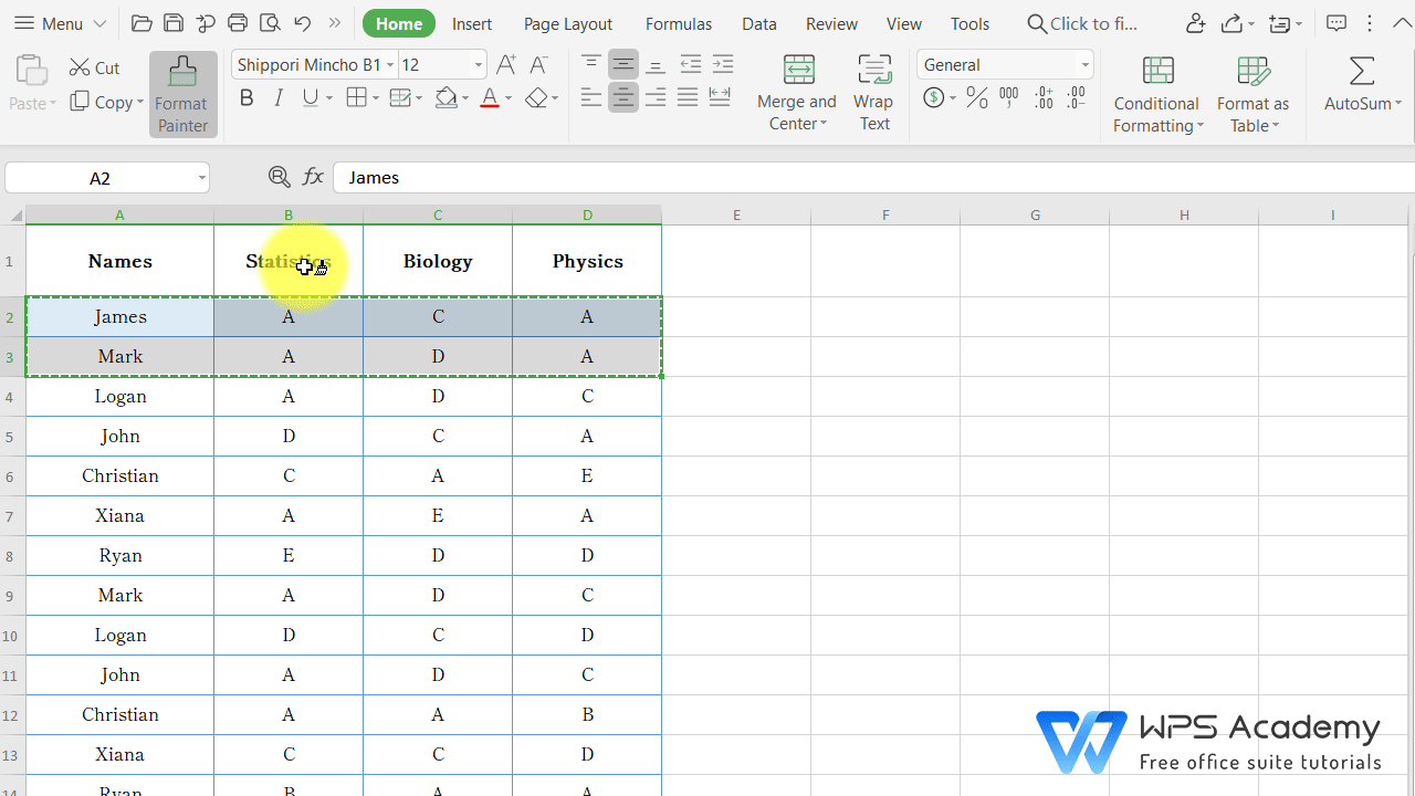 How To Shade Every Other Row In WPS Spreadsheet WPS Office Academy