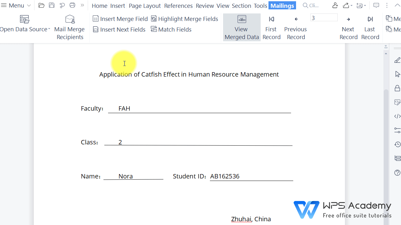 How To Change The Data Source Used In Mail Merge WPS Office Academy