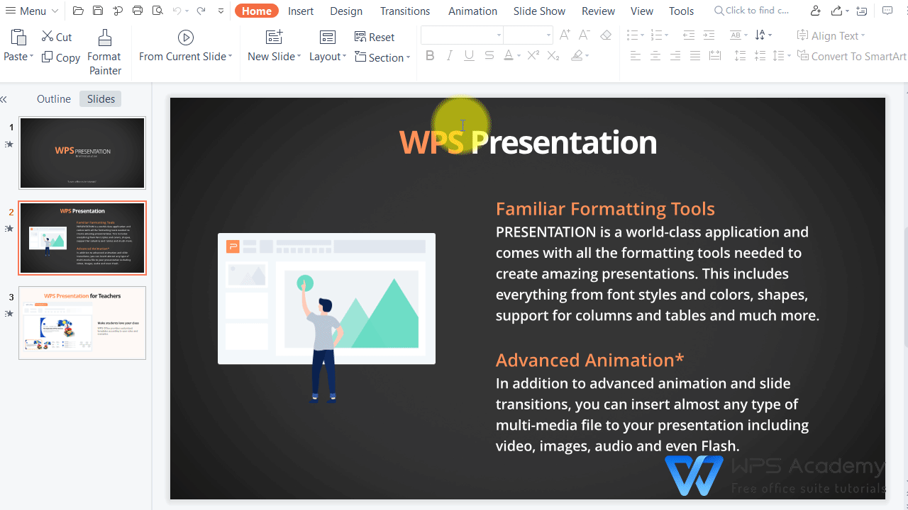 How To Fill The Gradient Background WPS Office Academy