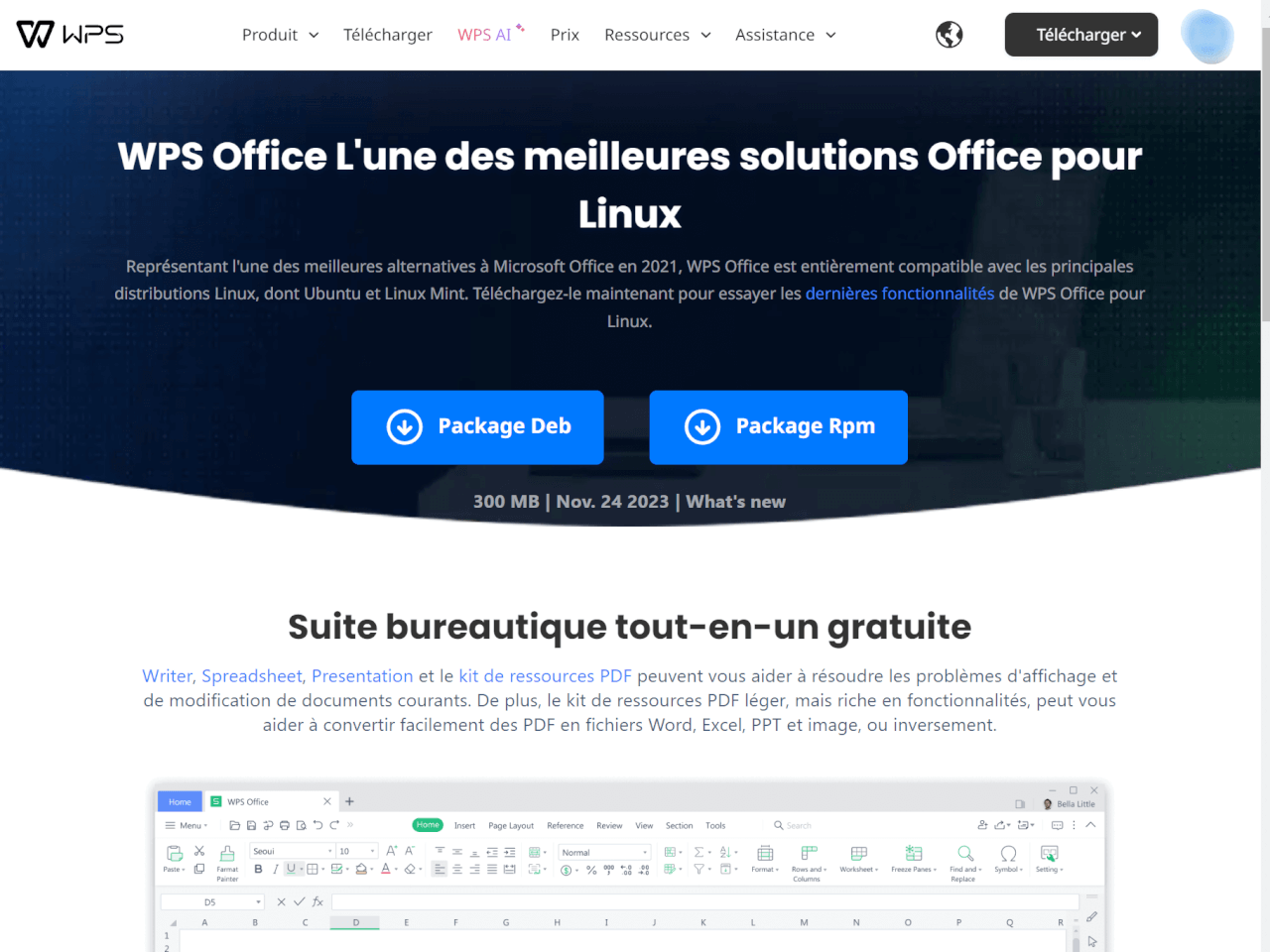 Comment télécharger et installer WPS Office sur Ubuntu Linux