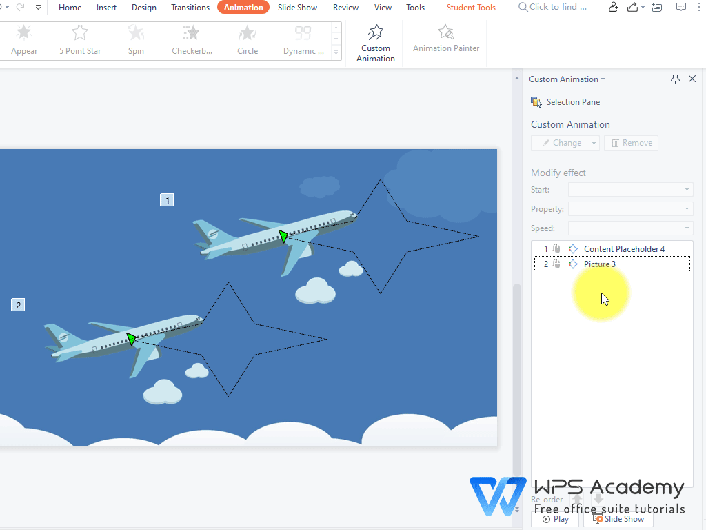 Moving Picture Animation Powerpoint
