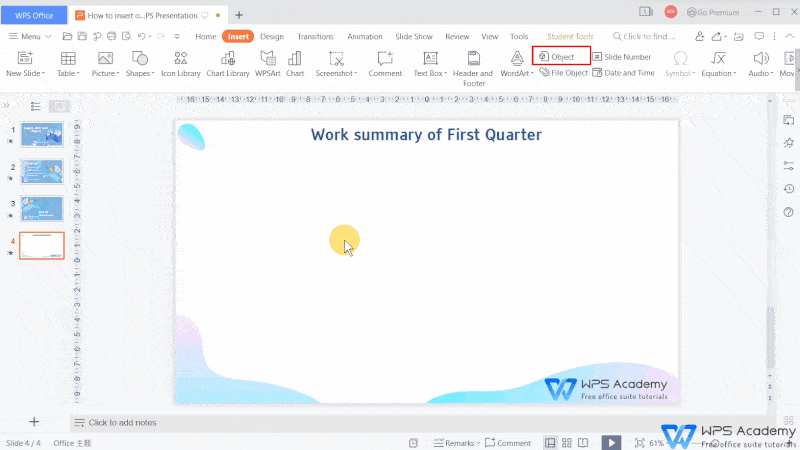 How To Insert Objects In WPS Presentation WPS Office Academy