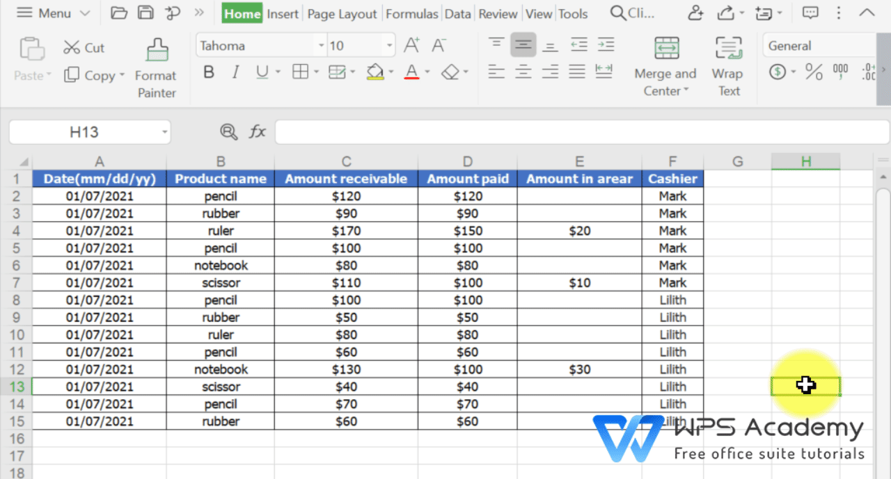 Find and replace functions in Spreadsheet | WPS Office Academy