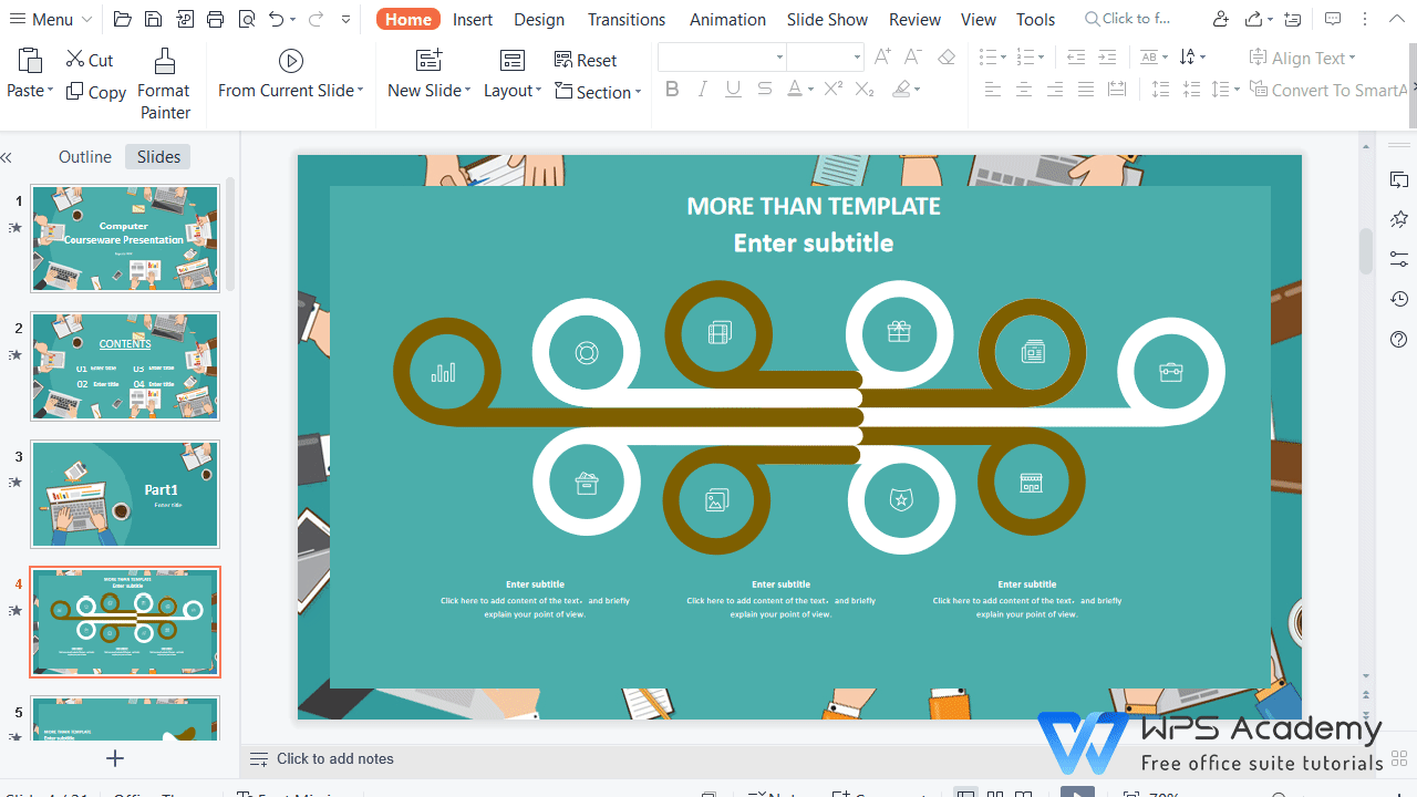How To Adjust The Transparency Of Background In WPS Office PowerPoint 