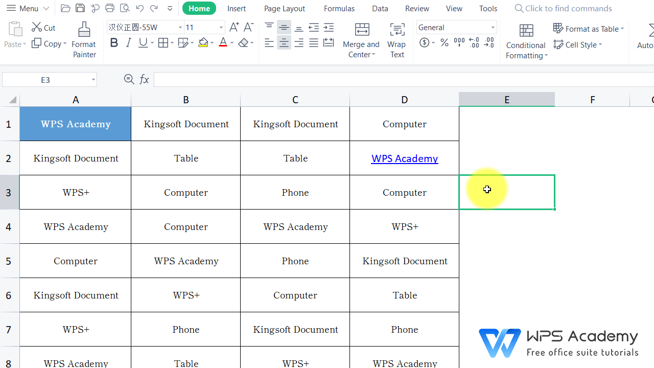 How to move cells in a worksheet | WPS Office Academy