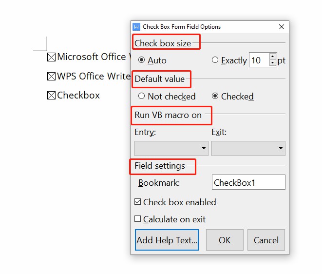 How To Insert A Checkbox In Word Document On Mac Or Windows WPS 