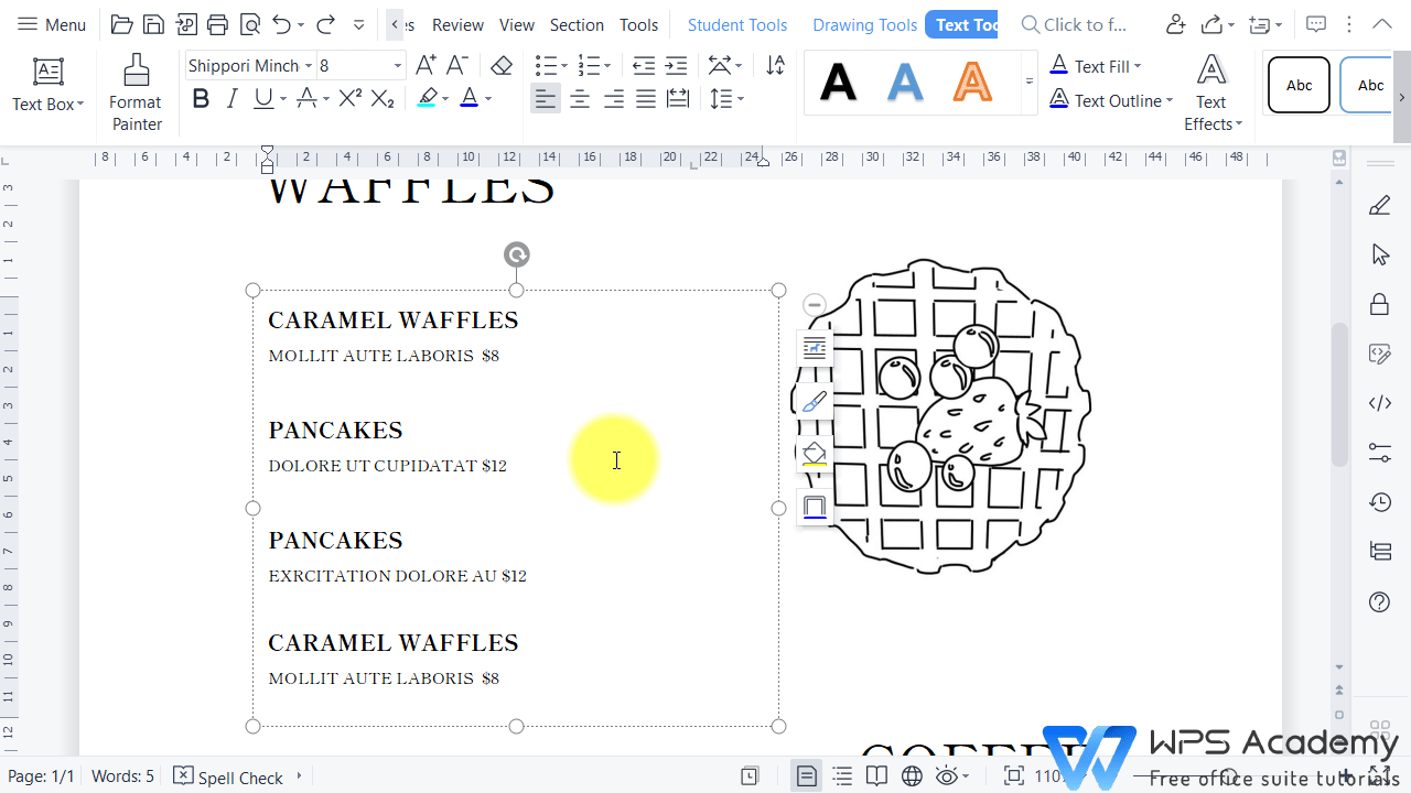 How to use tabs to align text quickly in WPS Writer | WPS Office Academy