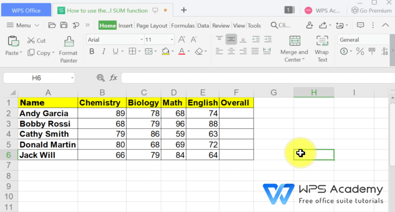 Insert Sum Formula In Excel