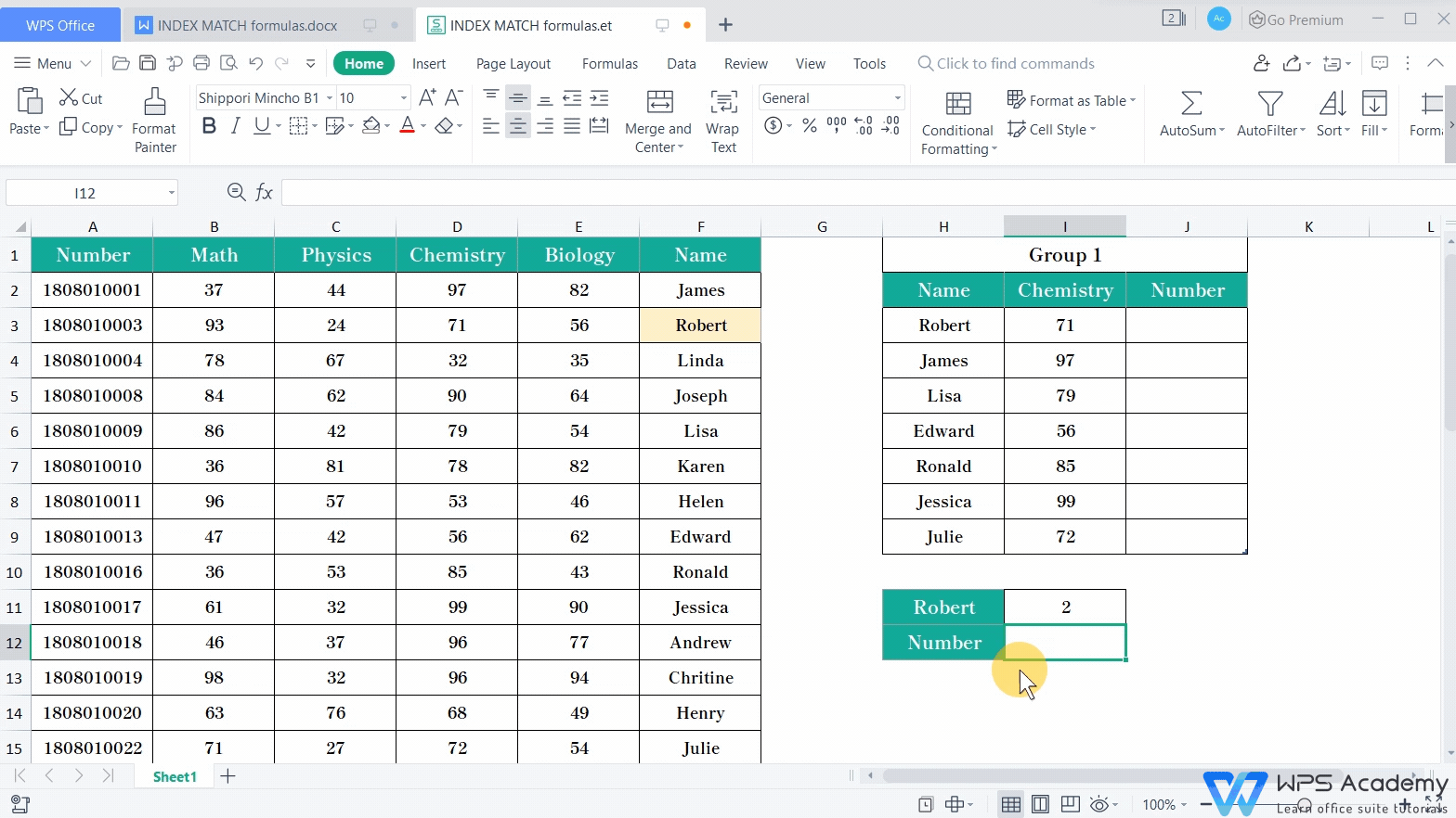 INDEX MATCH Formulas WPS Office Academy index-match-formulas-wps-office-academy