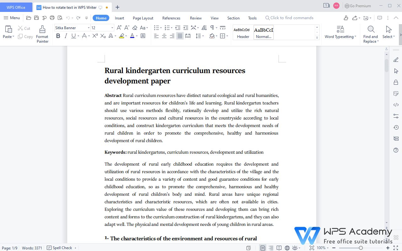 How To Rotate Text In WPS Writer WPS Office Academy