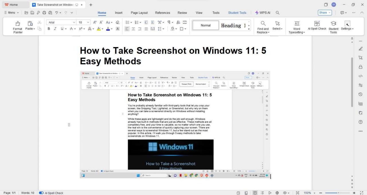 How to Take Screenshot on Windows 11: 5 Easy Methods