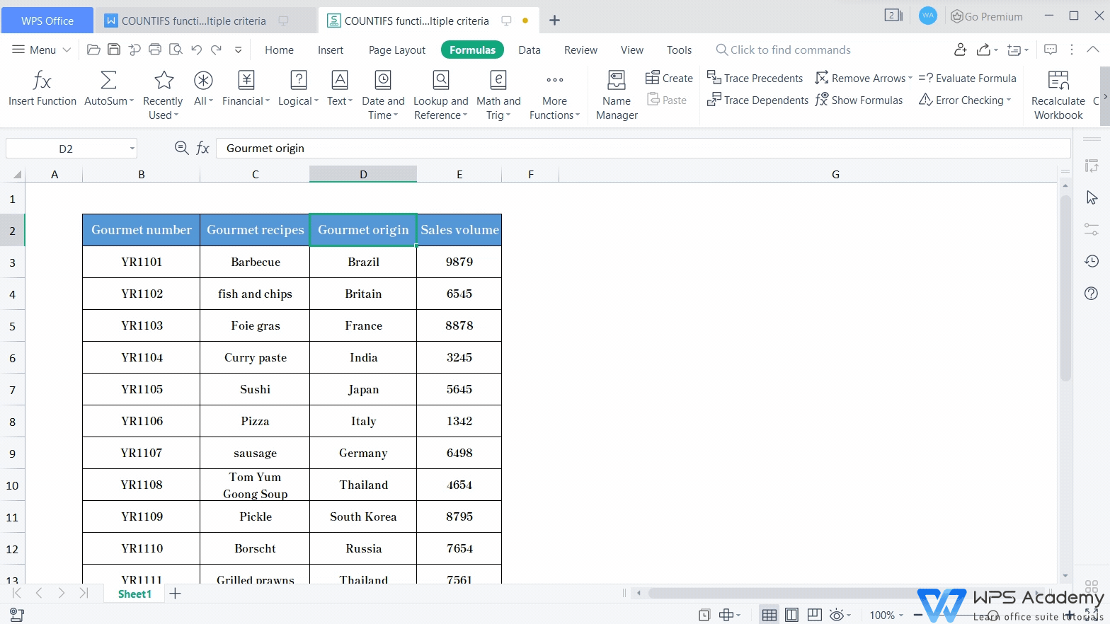 COUNTIFS function: count data of multiple criteria | WPS Office Academy countifs-function-count-data-of-multiple-criteria-wps-office-academy