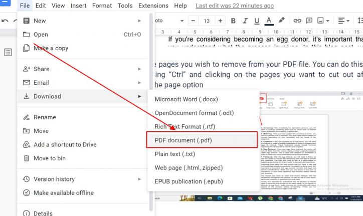 How To Save Google Docs As PDF Documents WPS PDF Blog