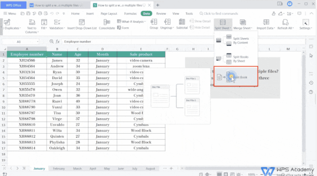 Hoja De Cálculo Dividida En Excel Manual Excel 2013 | PDF