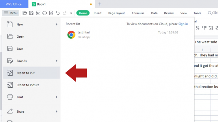 How to Convert Excel to PDF in WPS Office 2007- WPS PDF Blog