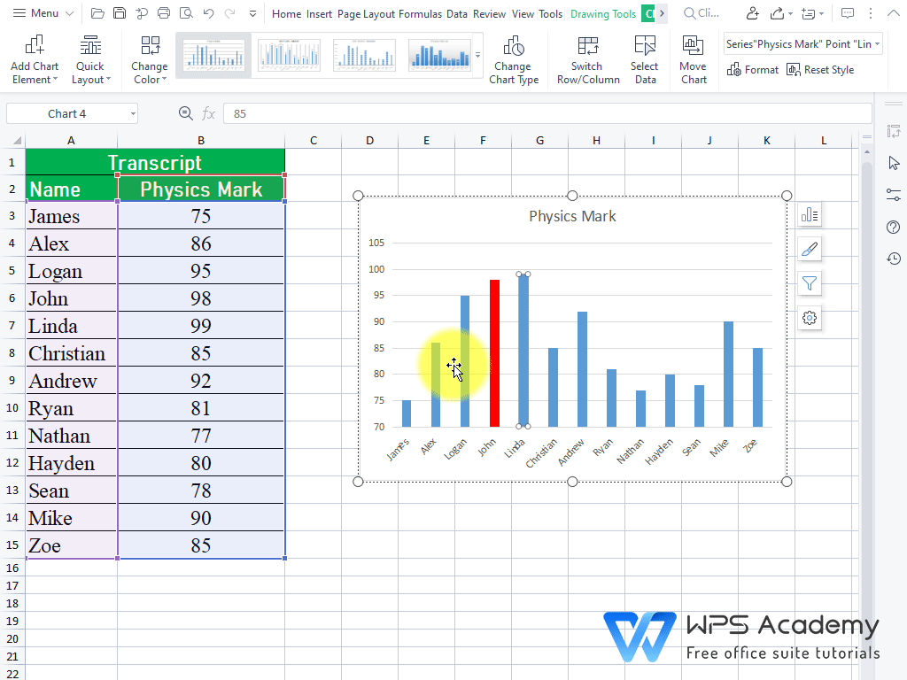 How To Add A Maximum Value In Excel Graph WPS Office Academy