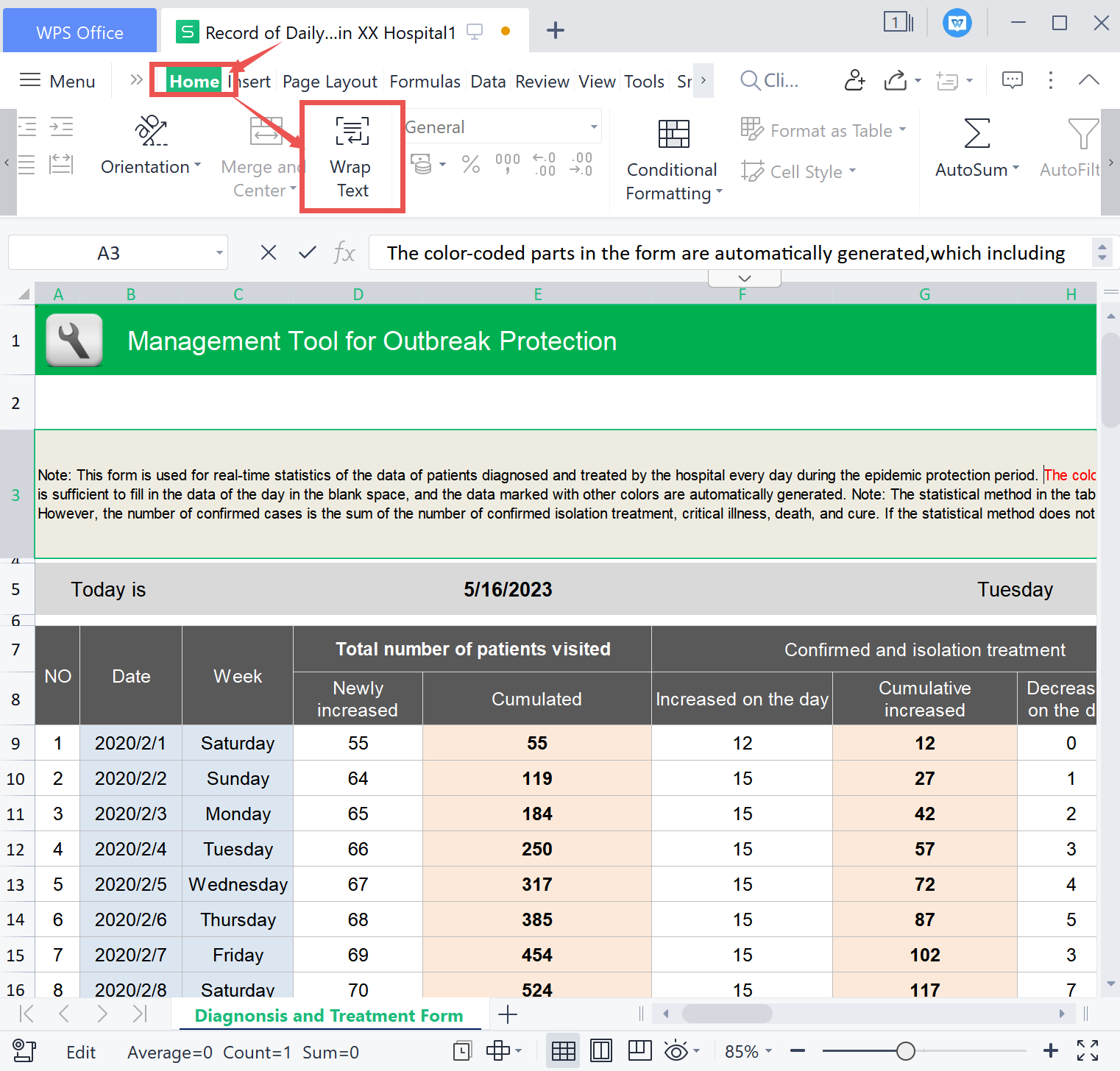 How to Insert Line Break inside a Cell in Excel on Mac | WPS Office Academy