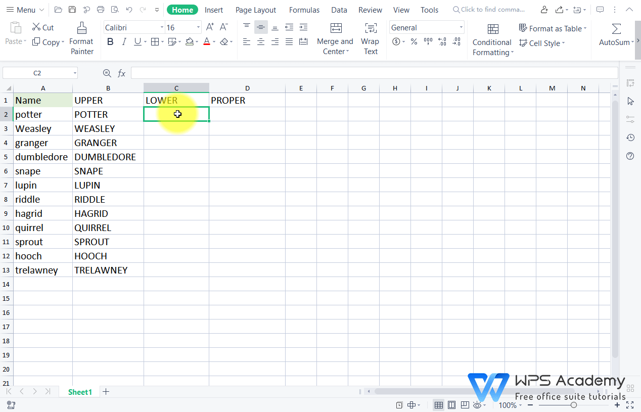 How To Change Case In Excel WPS Office Academy