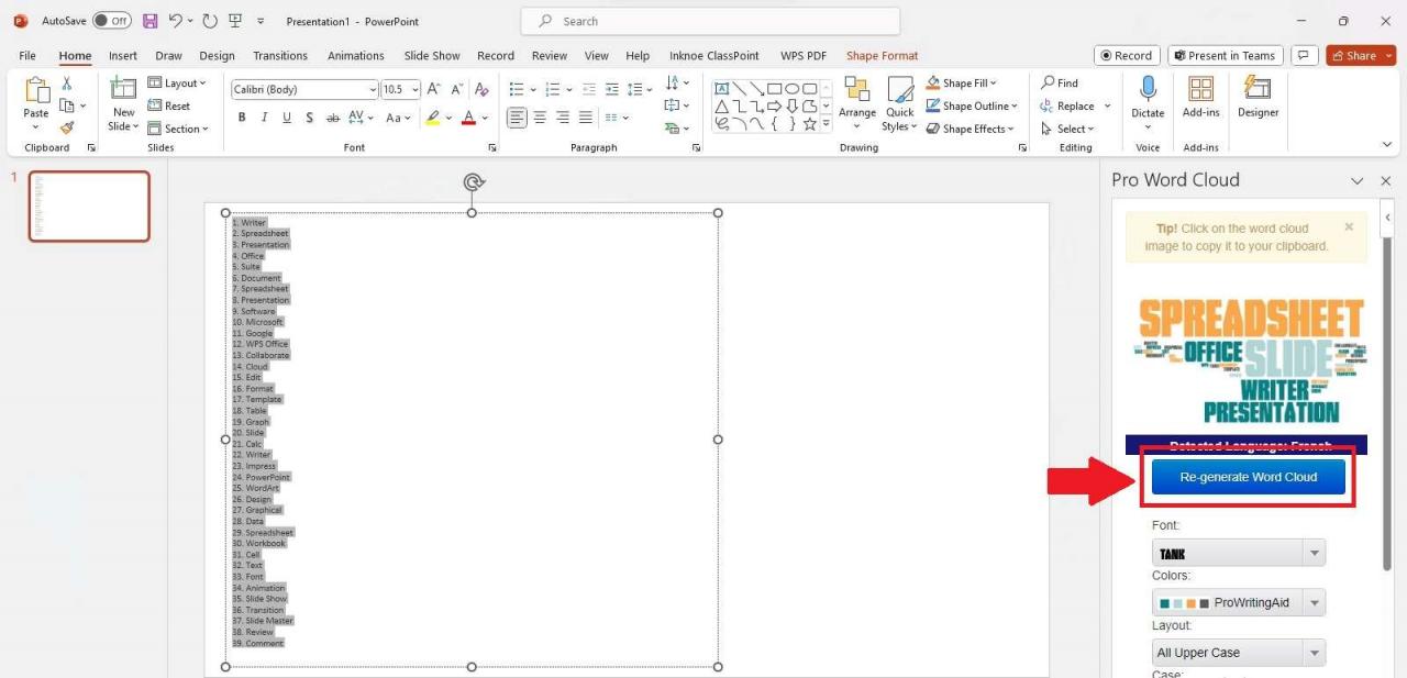 How to Create a Word Cloud in PowerPoint (Easy & Quick)