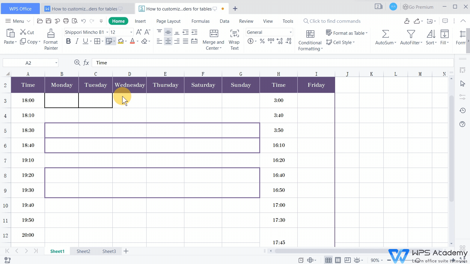 How To Customize Draw Borders For Tables WPS Office Academy