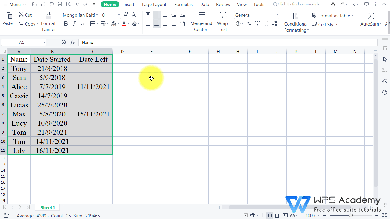 How To Remove Banded Rows In WPS Office Excel WPS Office Academy