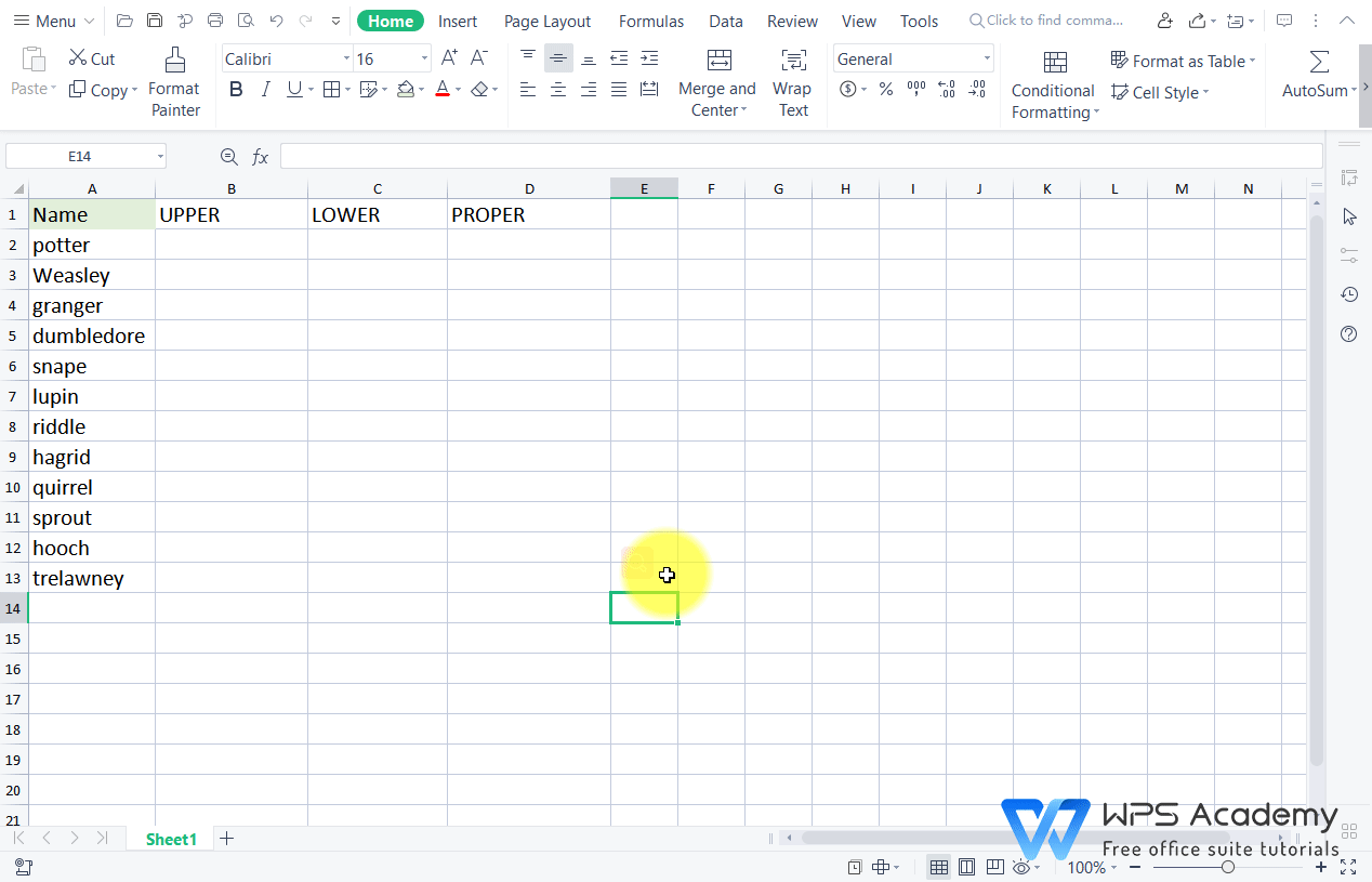 How To Change Case In Excel WPS Office Academy
