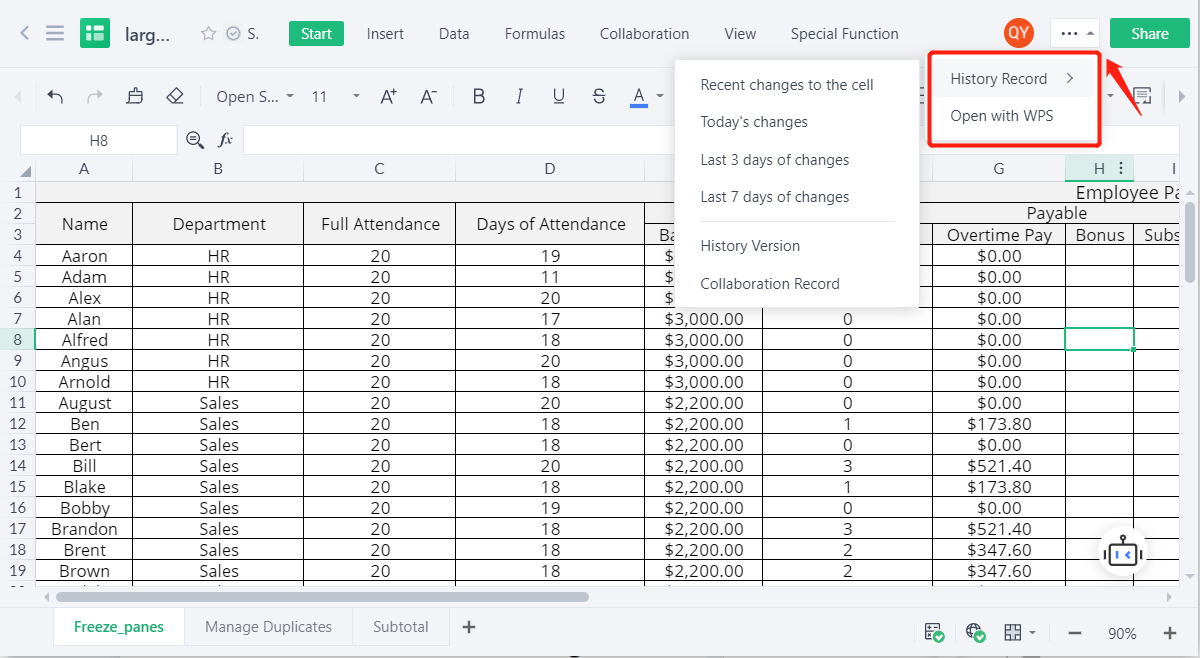 How to use the co-editing function | WPS Office Academy