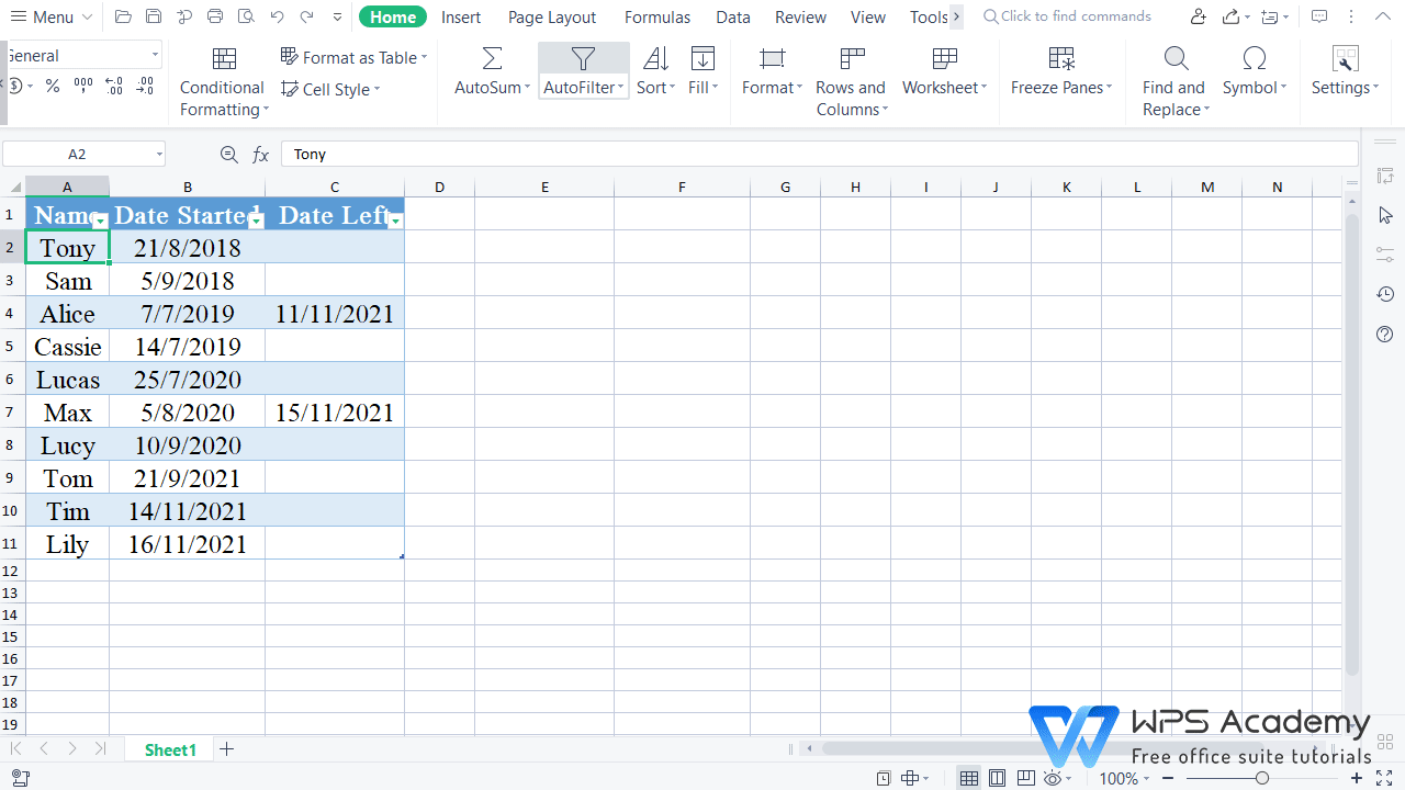 How To Remove Banded Rows In WPS Office Excel WPS Office Academy