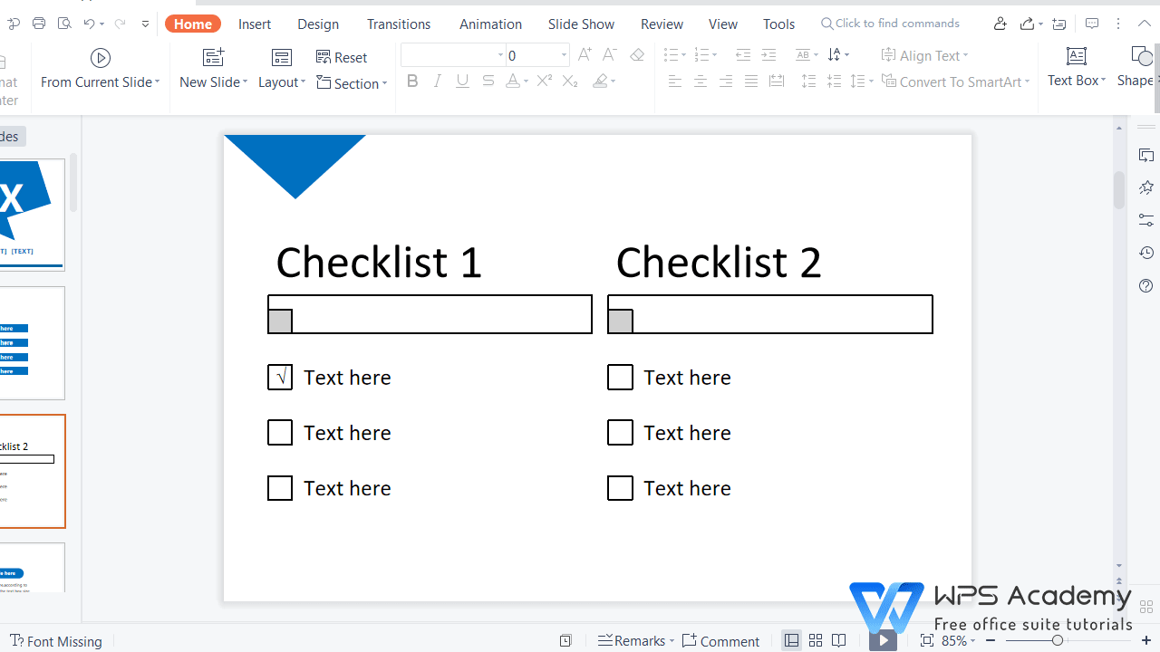 How To Add A Checklist In WPS Office PowerPoint WPS Office Academy