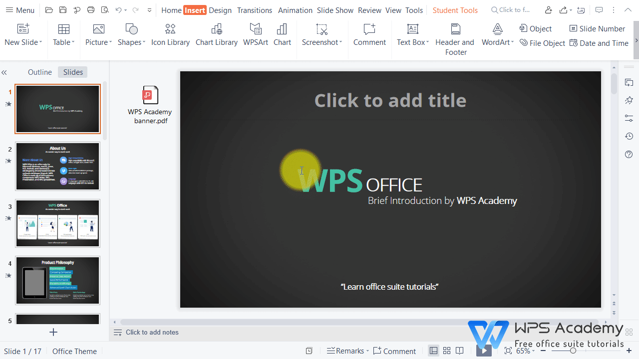 How To Insert PDF Into PPT In WPS Office WPS Office Academy