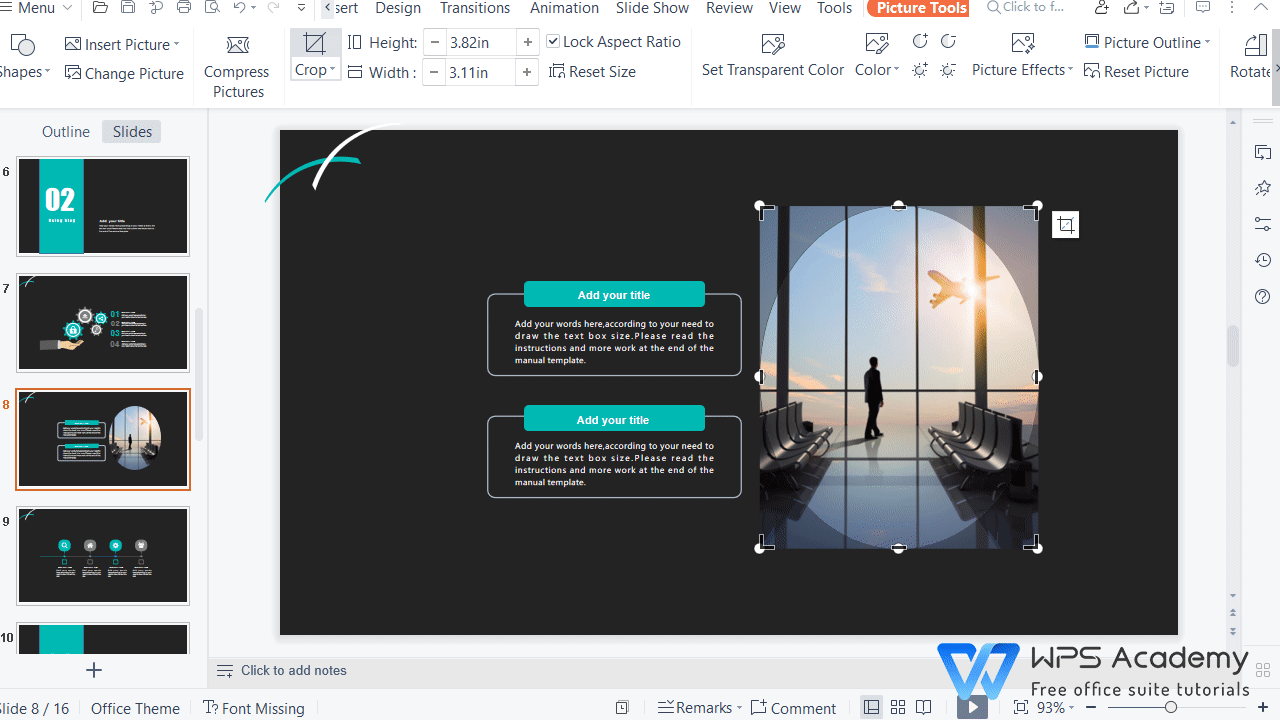 How To Crop A Photo Into A Circle In WPS Office PowerPoint WPS Office Academy