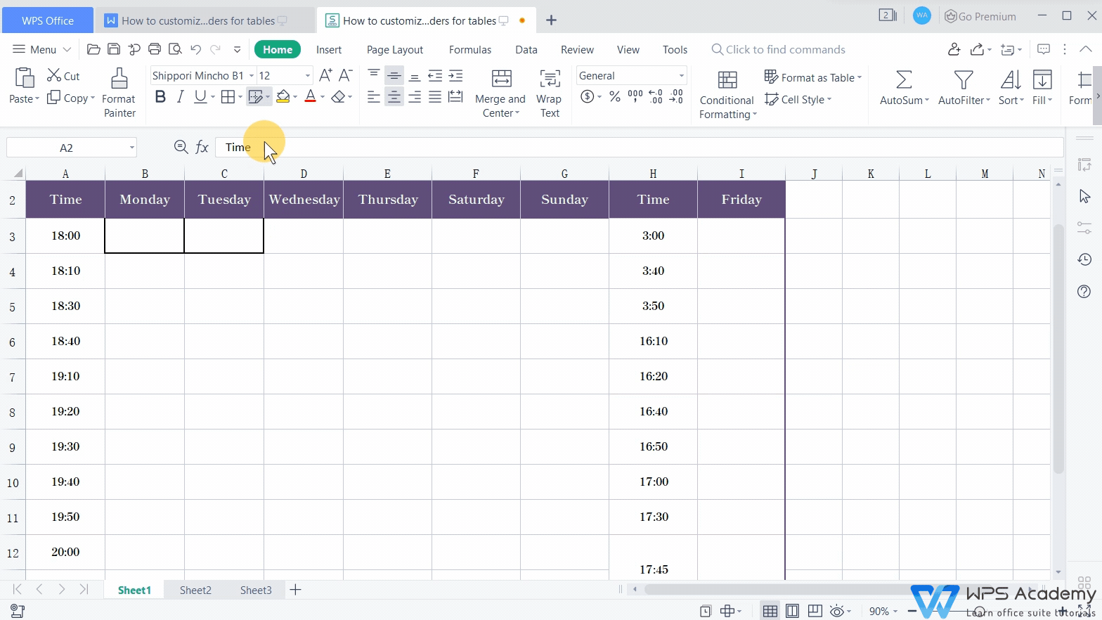 How To Customize Draw Borders For Tables WPS Office Academy