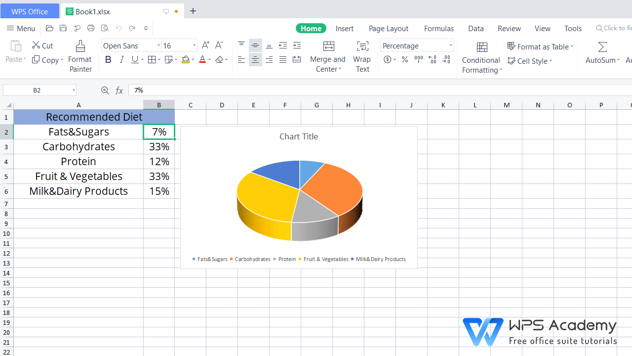 How To Reorder Slices In Pie Chart In WPS Office Excel WPS Office Academy