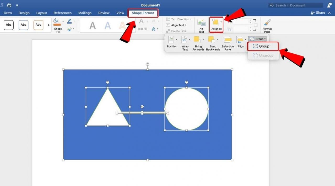 Group Pictures In Word