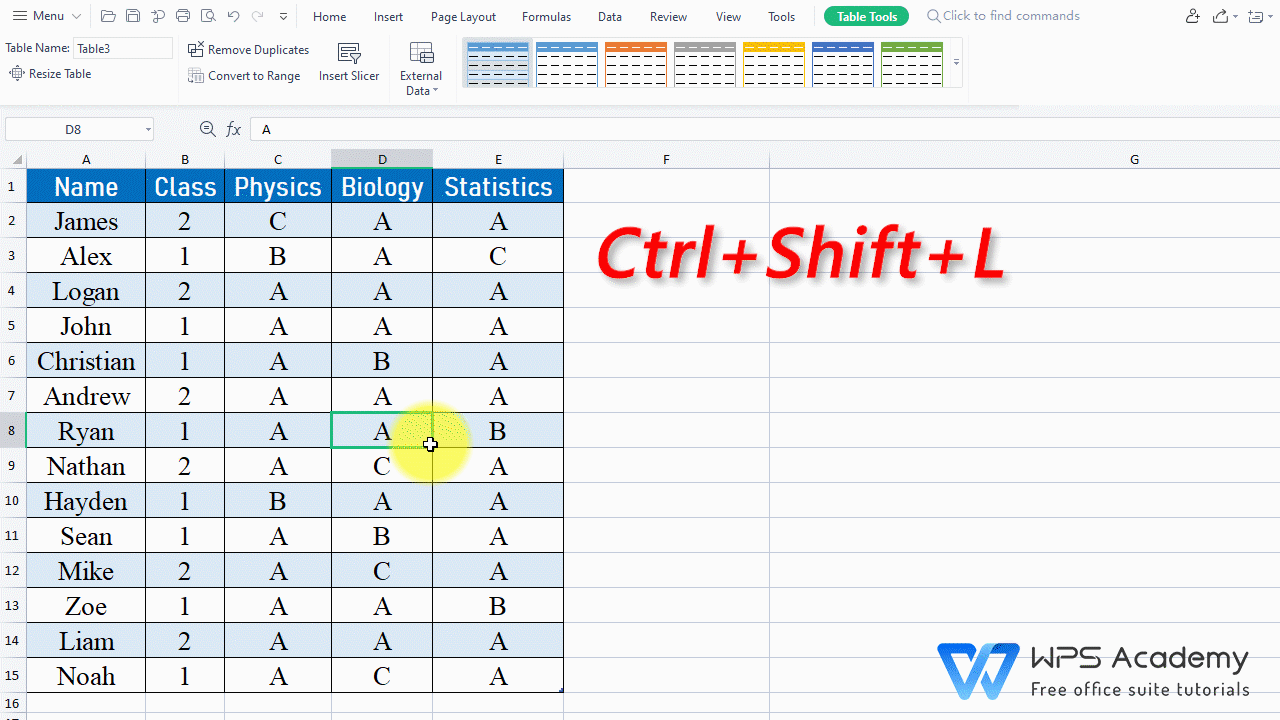 Five Must have Filter Skills Using Keyboard In WPS Office Excel WPS Office Academy