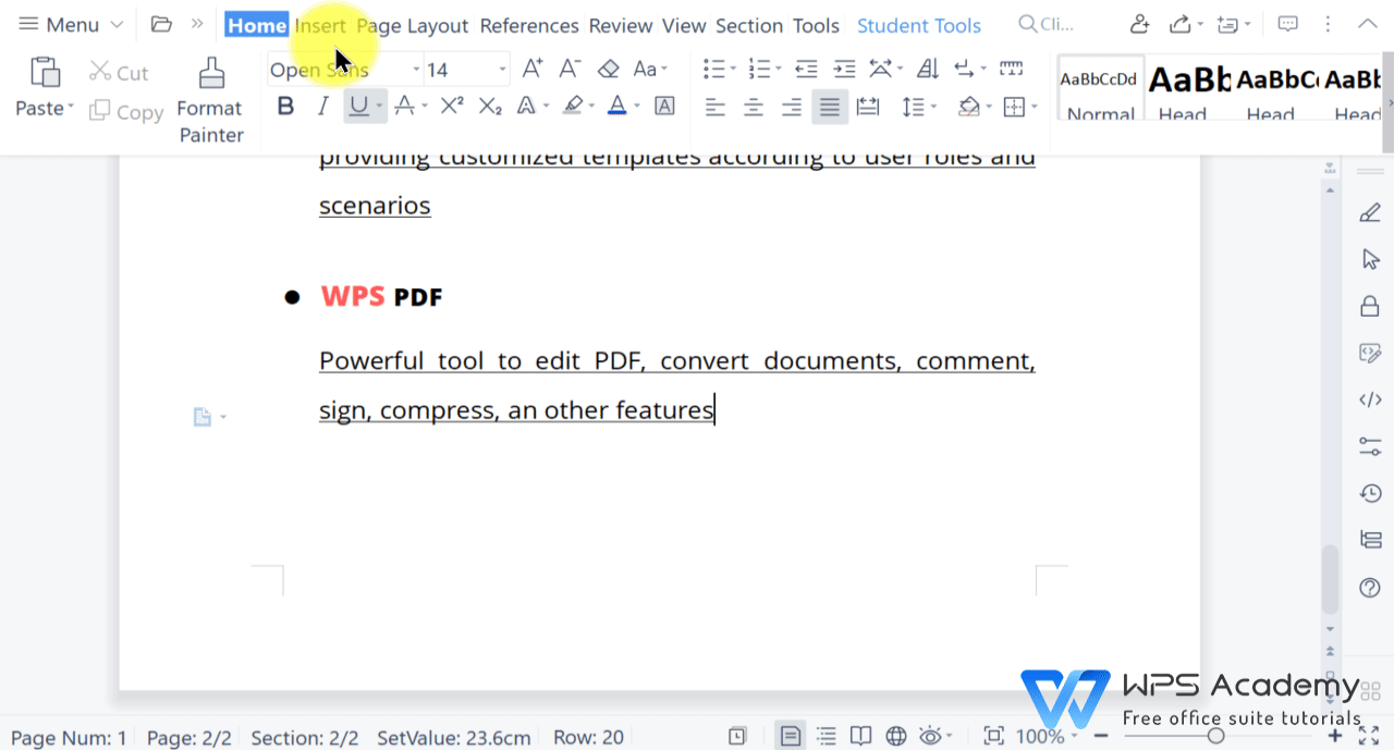 How To Insert Page Number From A Specific Page In Word WPS Office Academy