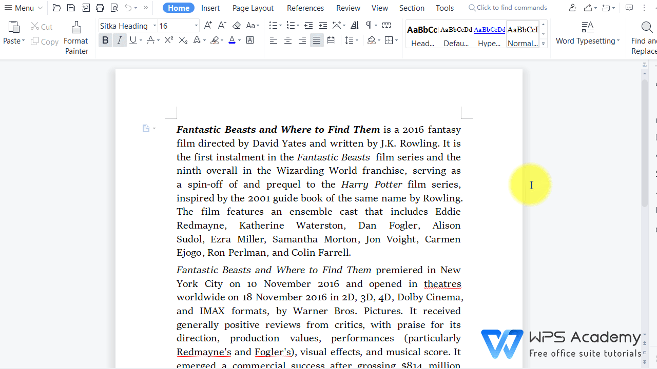 How To Use The Character Count Function In WPS Office Word WPS Office 