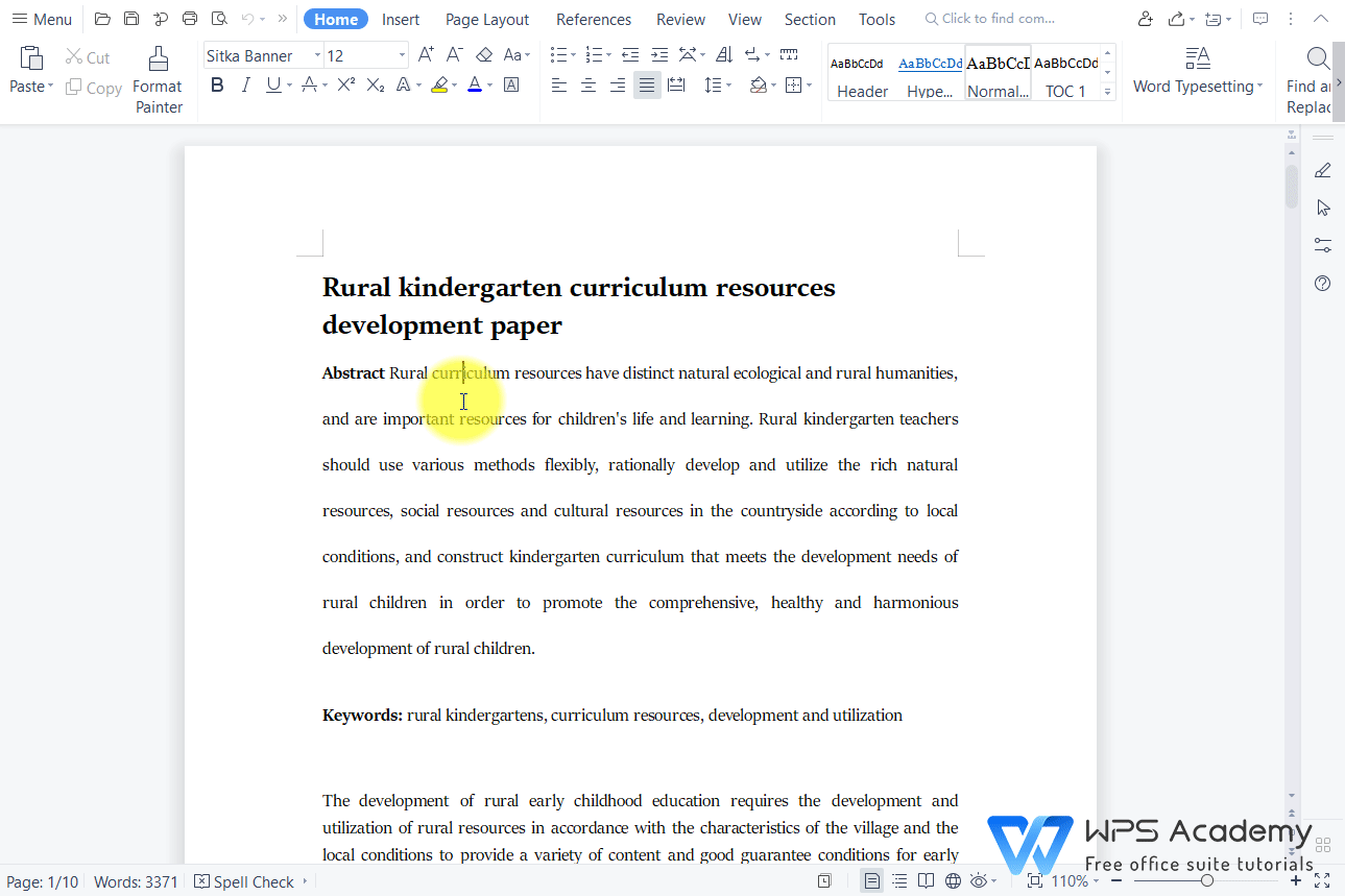 How to search words on page in Word？ | WPS Office Academy