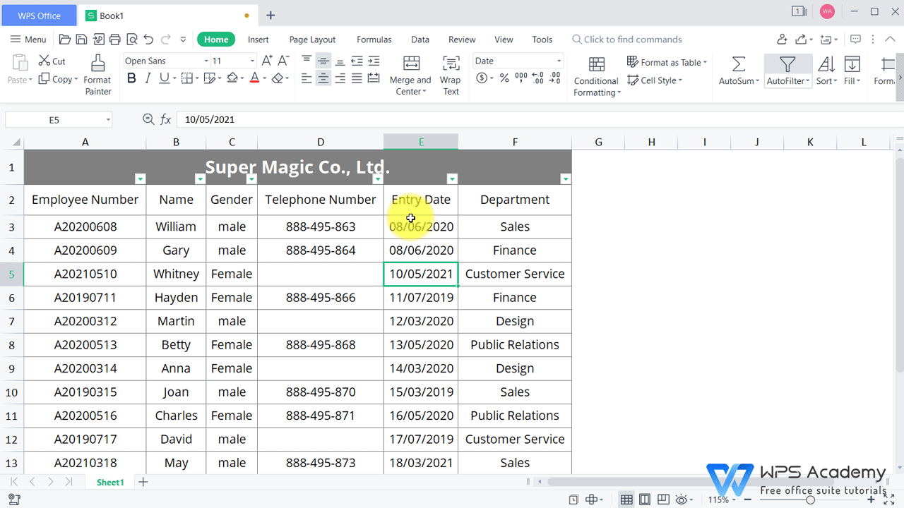 How To Filter Blanks Or Non blanks With One Click WPS Office Academy