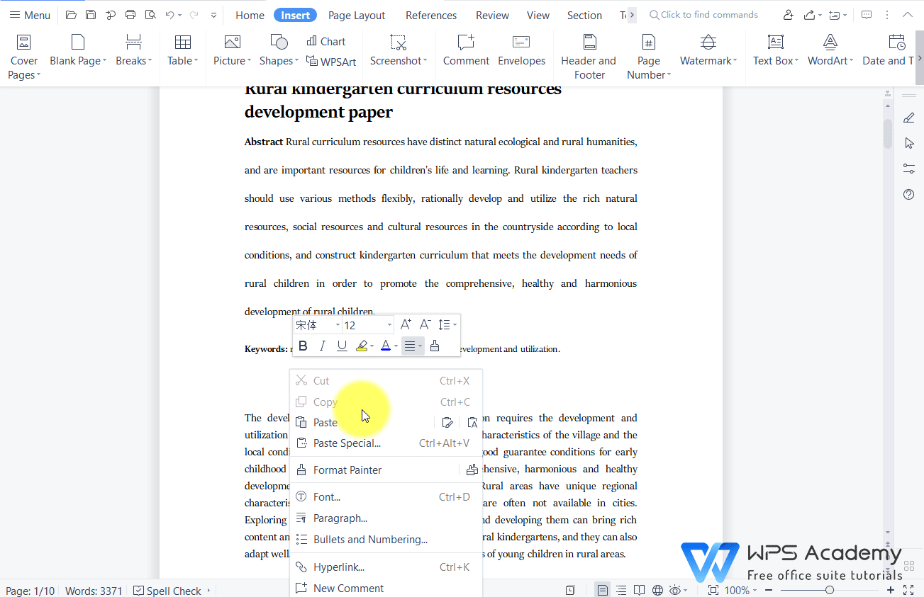 How To Set Paste Options In Word WPS Office Academy