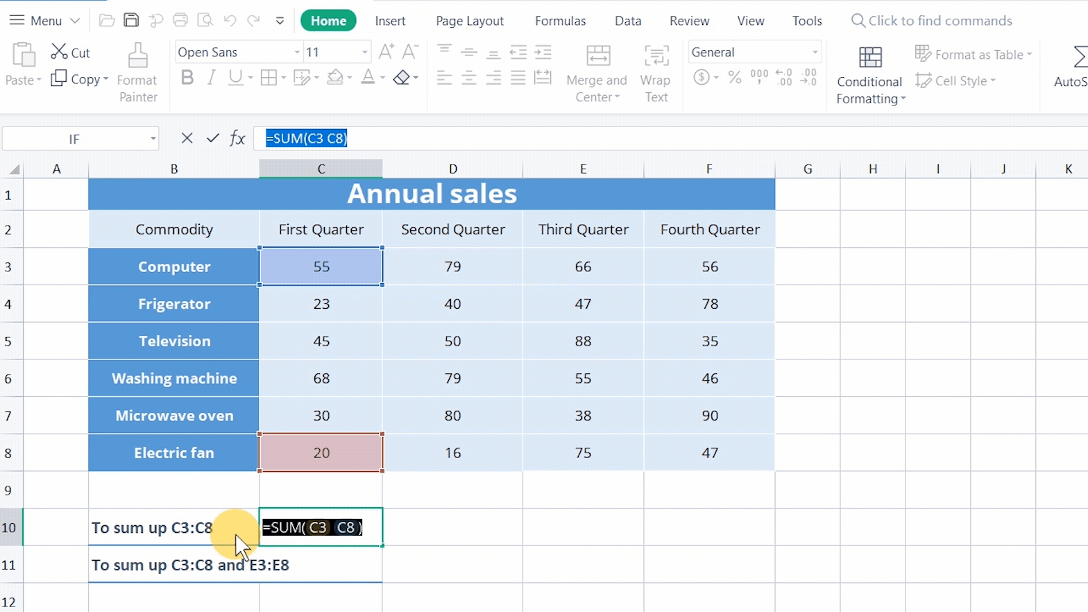 Why error message #NULL! occurs and how to solve it | WPS Office Academy